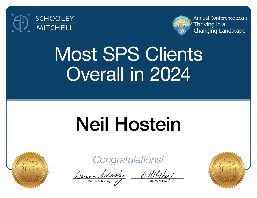 Award Recipient, Schooley Mitchell Conference 2024 - Schooley Mitchell